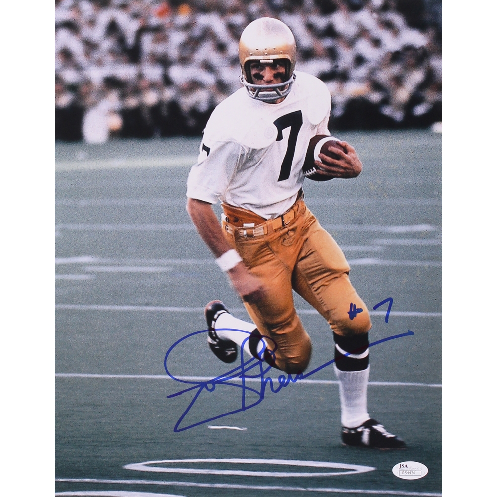 Joe Theismann Signed Notre Dame Fighting Irish 11x14 Photo (JSA COA ...