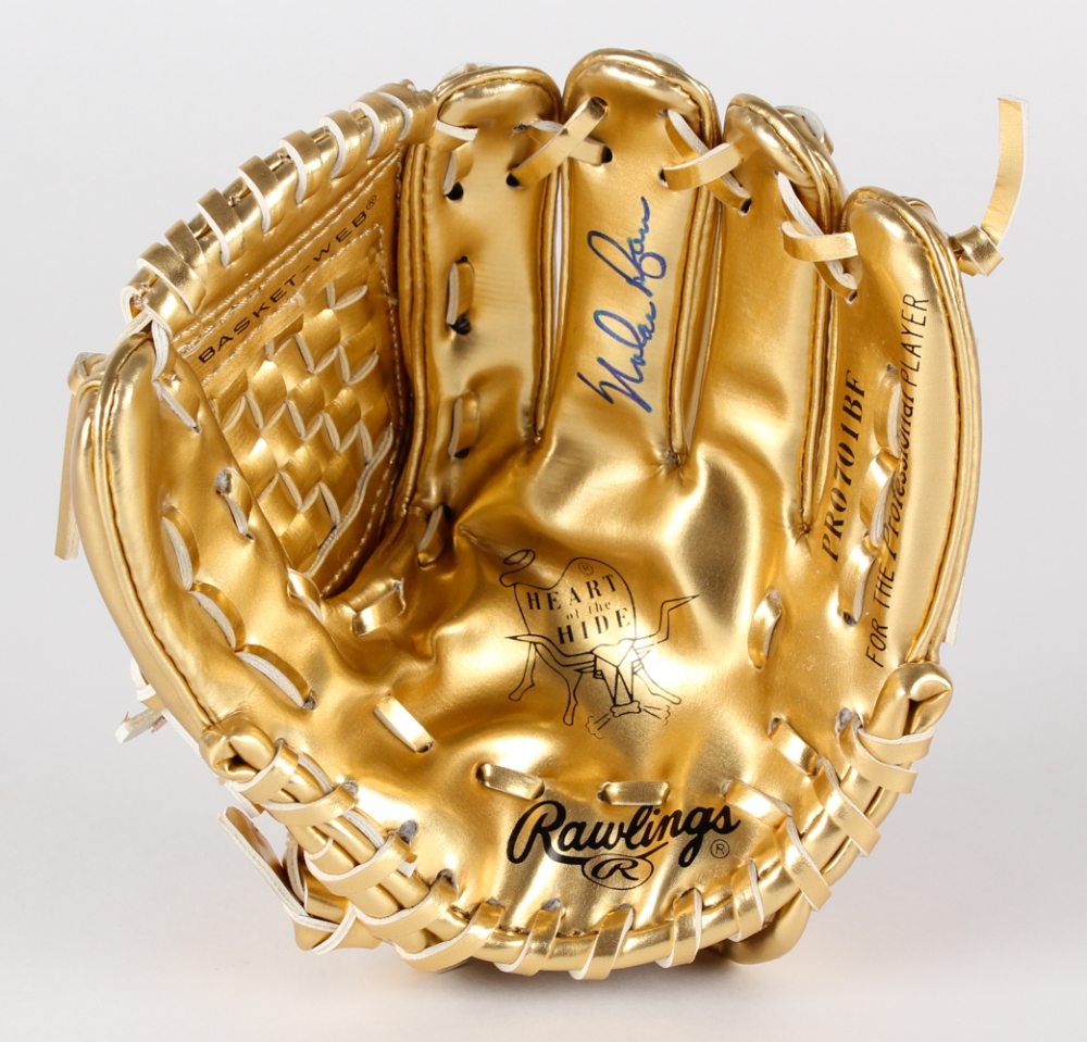 Nolan Ryan Signed Rawlings Gold Mini-Baseball Glove (PSA COA ...