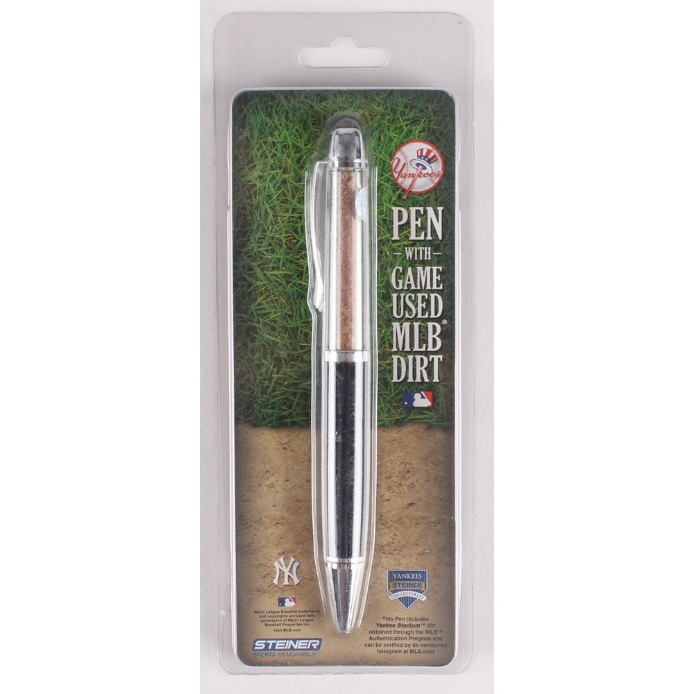 New York Yankees Pen with Authentic Game-Used Yankee Stadium Dirt ...