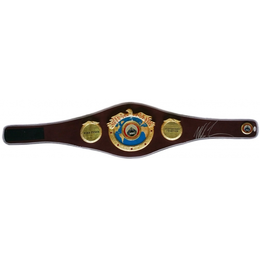 Mike Tyson Signed WBO Heavyweight Championship Belt (JSA COA ...