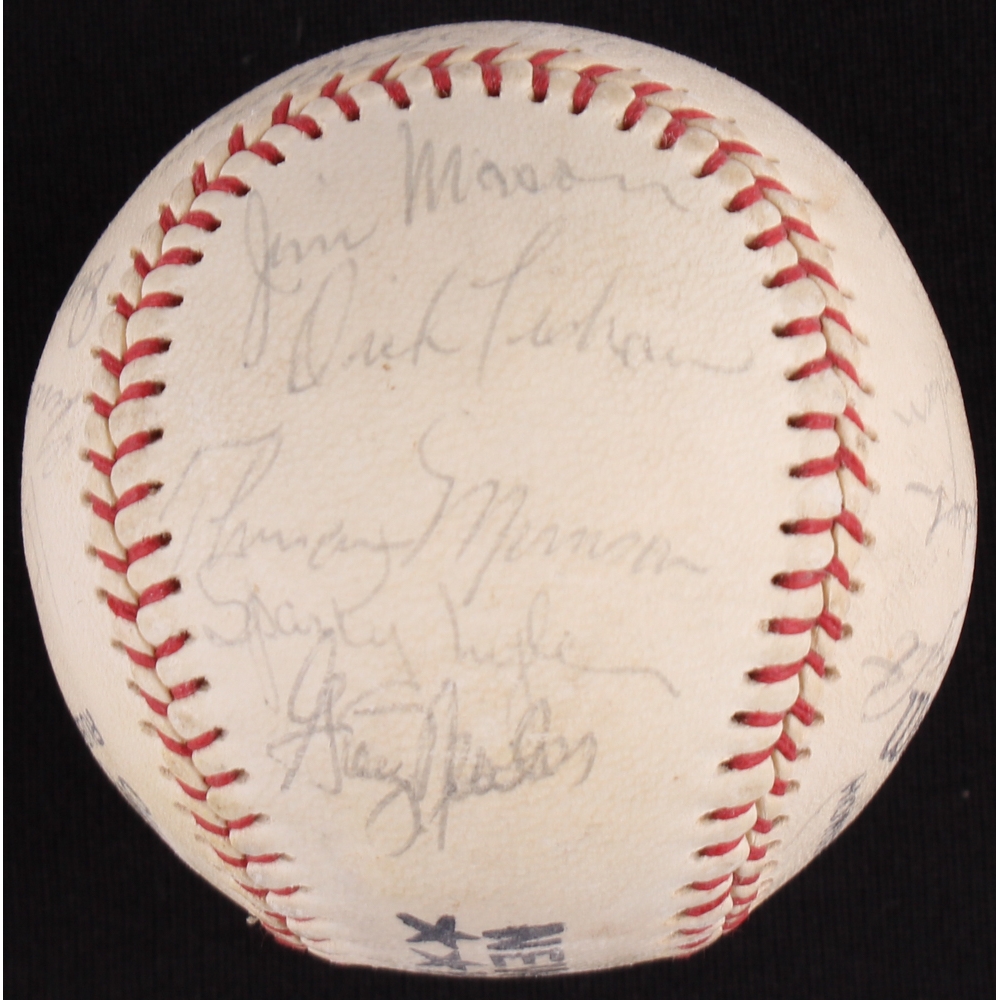 1974 Yankees Team-Signed Baseball Signed by (19) Thurman Munson, Roy ...