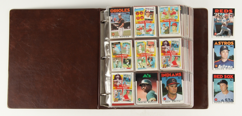 Complete Set of (792) 1986 Topps Baseball Cards with #1 Pete Rose, #100 ...