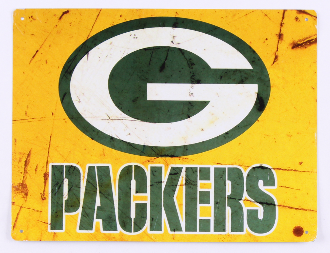 Green Bay Packers Tin Sign | Pristine Auction