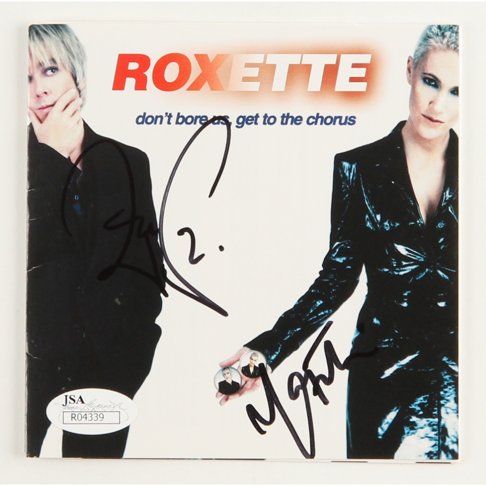 Marie Fredriksson & Per Gessle Signed Roxette "Don't Bore Us, Get to the Chorus" CD Booklet (JSA ...