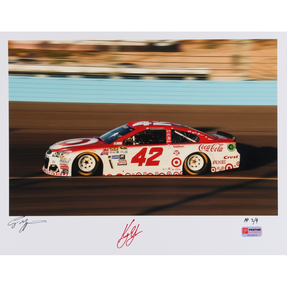 Kyle Larson Signed NASCAR Limited Edition 11x14 Photo (Artist's Proof ...