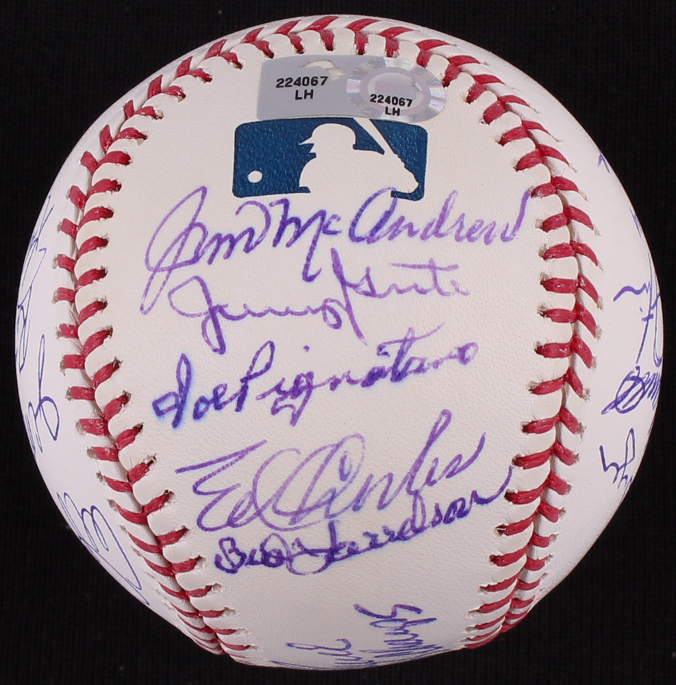 1969 Mets World Series Champions OML Baseball Team-Signed by (19) with ...
