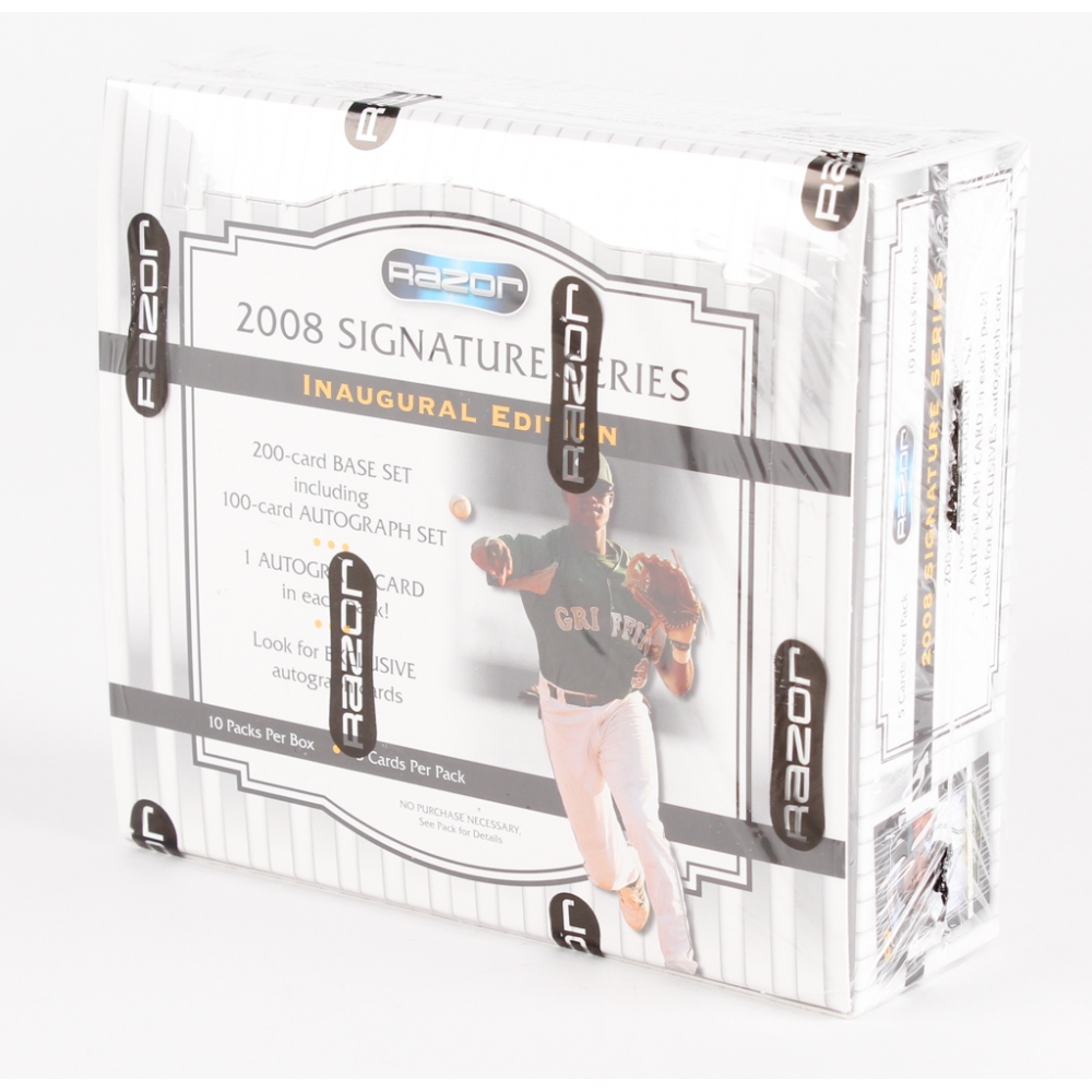 2008 Razor Signature Series Baseball Hobby Box (10) Packs | Pristine ...