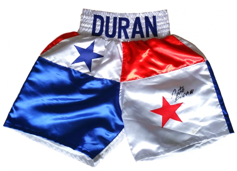 Roberto Duran Signed Panama Boxing Trunks (JSA COA) | Pristine Auction