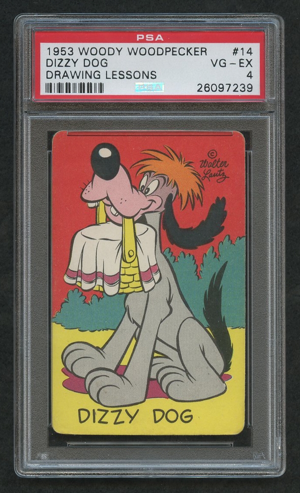 1953-54 Woody Woodpecker's Drawing Lessons #14 Dizzy Dog (PSA 4 ...