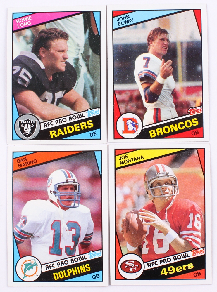 1984 Topps Complete Set of (396) Football Cards with #63 John elway ...