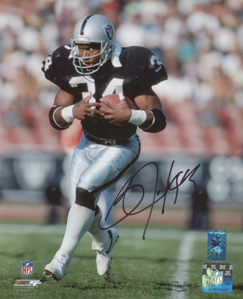 Bo Jackson Signed Raiders 8x10 Photo (Jackson Hologram) | Pristine Auction