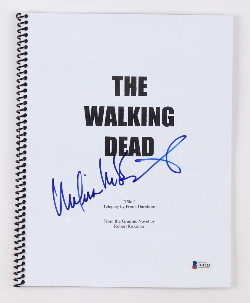 Melissa McBride Signed "The Walking Dead" Pilot Episode Full Script ...