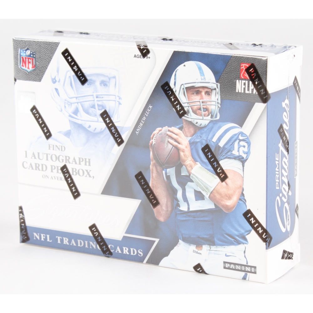 2016 Panini Prime Signatures Football Unopened Hobby Box of (6) Premium ...