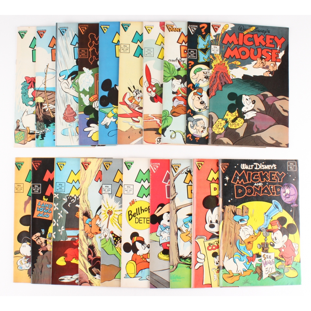 Lot of (20) Vintage Disney Mickey Mouse Comic Books with 1989 Mickey ...
