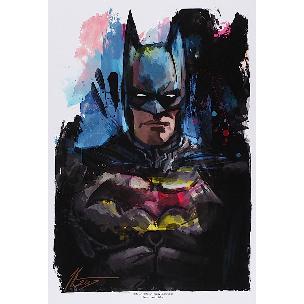 Jason Oakes - "Batman" Signed Batman Family Collection 13" x 19 ...
