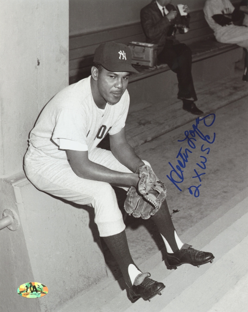 Hector Lopez Signed Yankees 8x10 Photo Inscribed "2X WSC" (MAB ...
