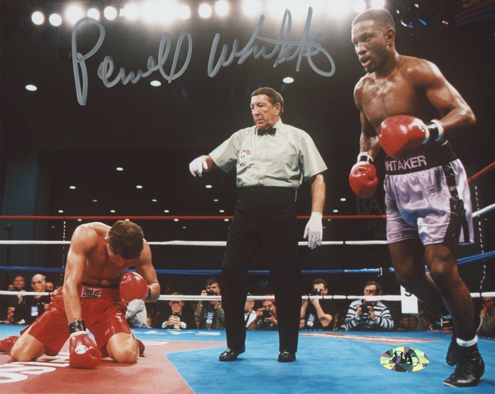 Pernell Whitaker Signed Boxing Olympic Gold 8x10 Photo (MAB) | Pristine ...