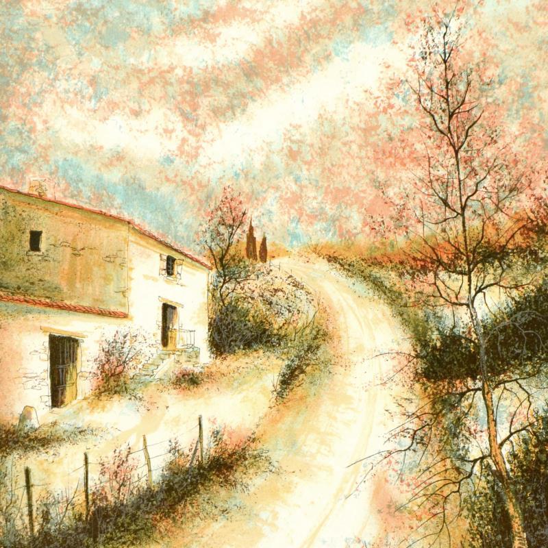 "Street Scene" LE 21x30 Lithograph by Pierre Mas (PA) | Pristine Auction