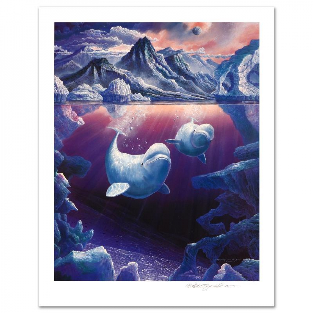 Robert Lyn Nelson Signed "Beluga Brothers" Limited Edition 21x27 Mixed ...