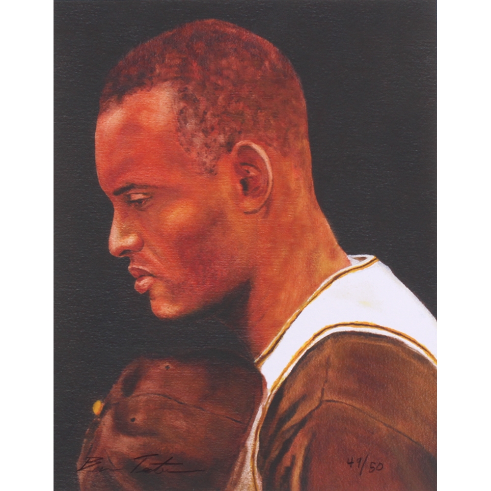 Ben Teeter Signed LE Roberto Clemente 11x14 Lithograph (PA LOA ...