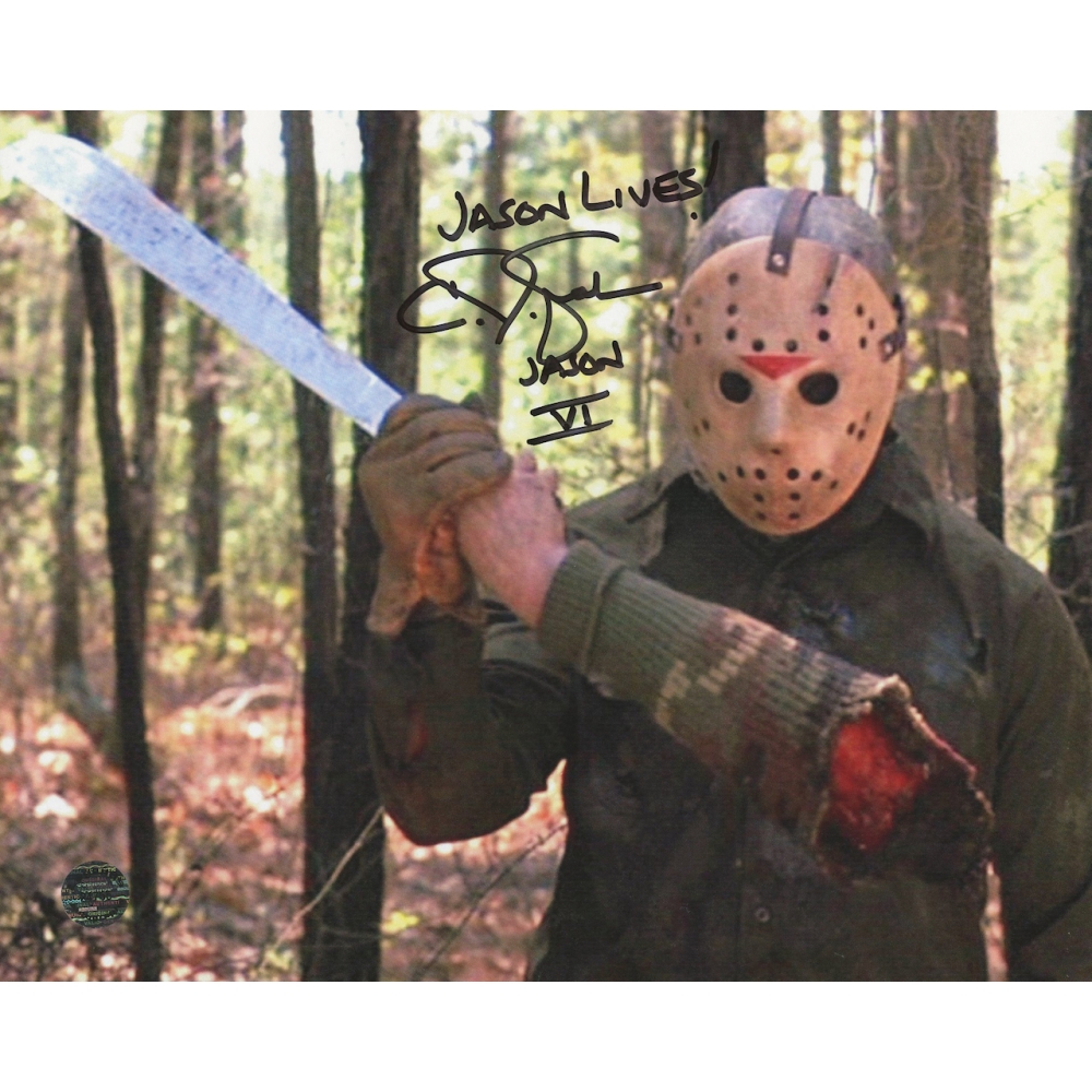 C. J. Graham Signed "Friday The 13th Part VI" 8x10 Photo Inscribed ...