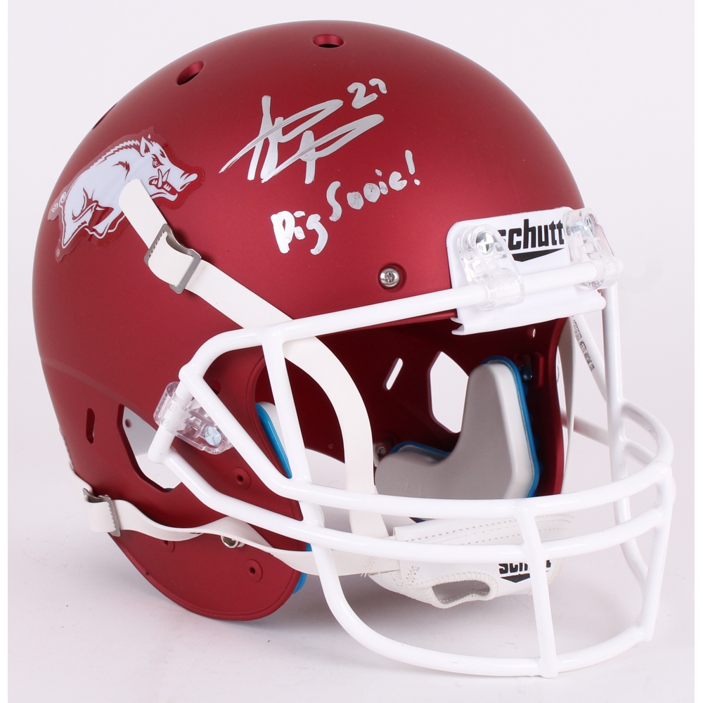 Steve Atwater Signed Arkansas Razorbacks Full-Size Helmet Inscribed ...