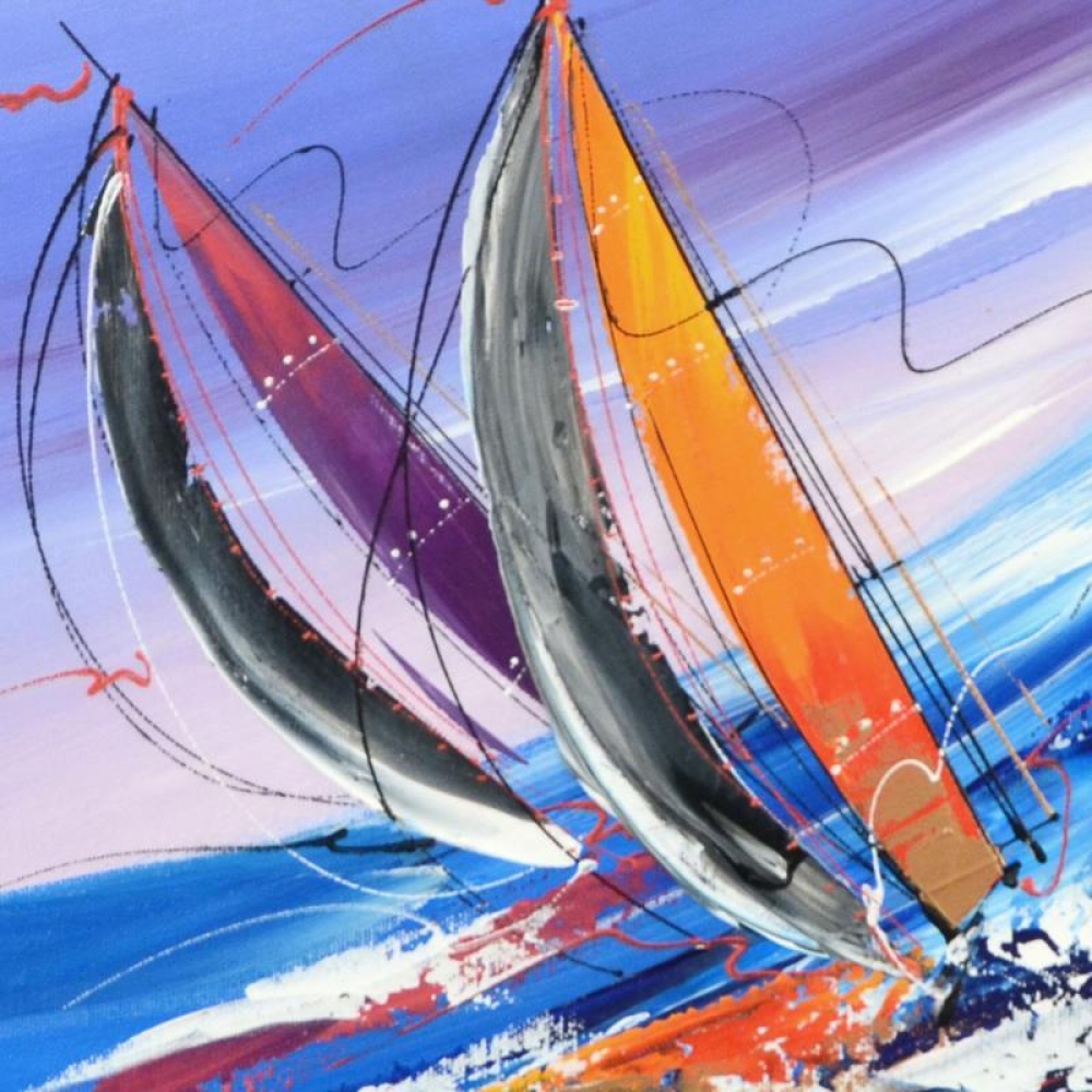 Natalia Sinkovsky Signed "Independency" 20x20 Custom Framed Original ...