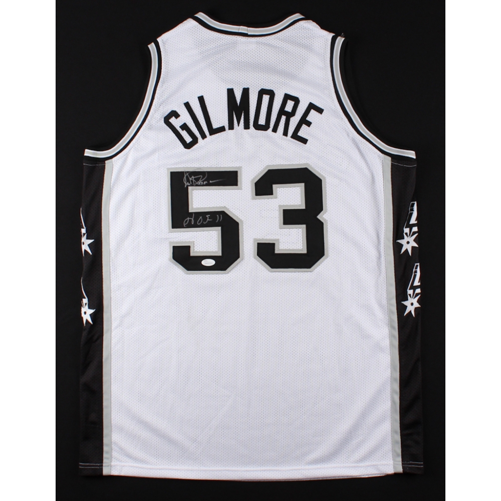 Artis Gilmore Signed Spurs Jersey Inscribed "HOF 11" (JSA COA ...