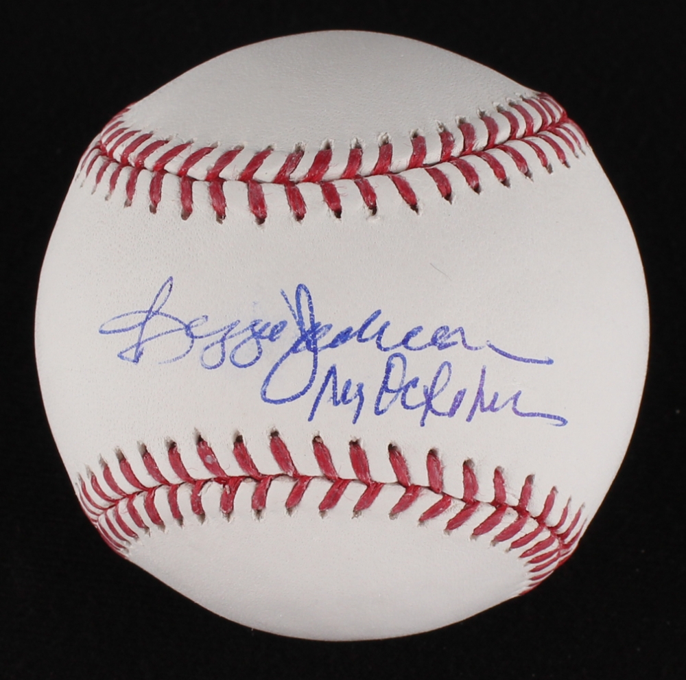Reggie Jackson Signed OML Baseball Inscribed "Mr. October" (JSA COA ...