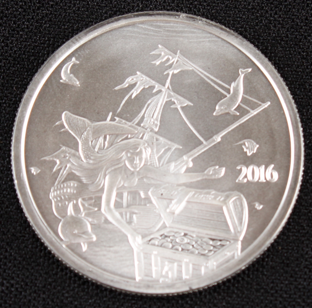 2016 1 Troy Oz .999 Fine Silver Silverbug Island Round | Pristine Auction