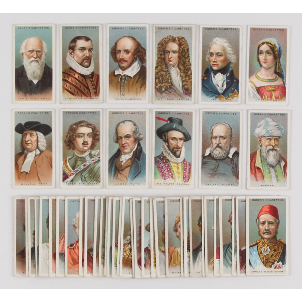 1924 Ogden's "Leaders of Men" Near Complete Set of (46/50) Cigarette ...