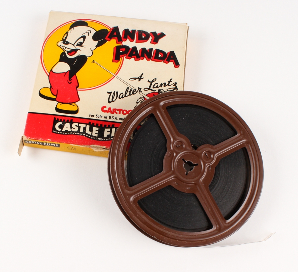 1950's Vintage "Andy Panda" Castle Films Movie Film Reel | Pristine Auction