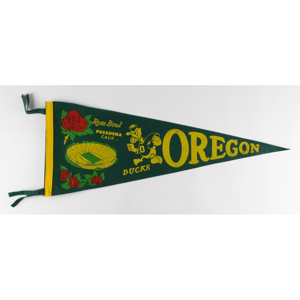 Oregon Ducks Football Original Full-Size Vintage 29" 1958 Rose Bowl ...