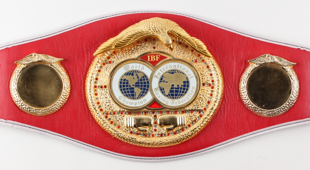 Mike Tyson Signed Full-Size IBF World Championship Belt (JSA COA ...