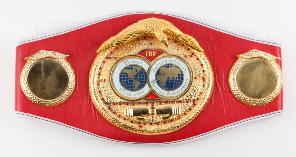 Mike Tyson Signed Full-Size IBF World Championship Belt (JSA COA ...