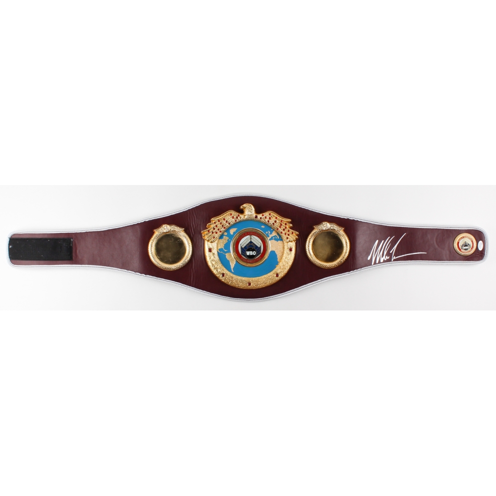 Mike Tyson Signed WBO Heavyweight Championship Belt (JSA COA ...