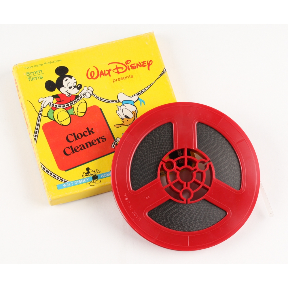 Walt Disney "Clock Cleaners" Movie Film Reel with Mickey Mouse & Donald ...