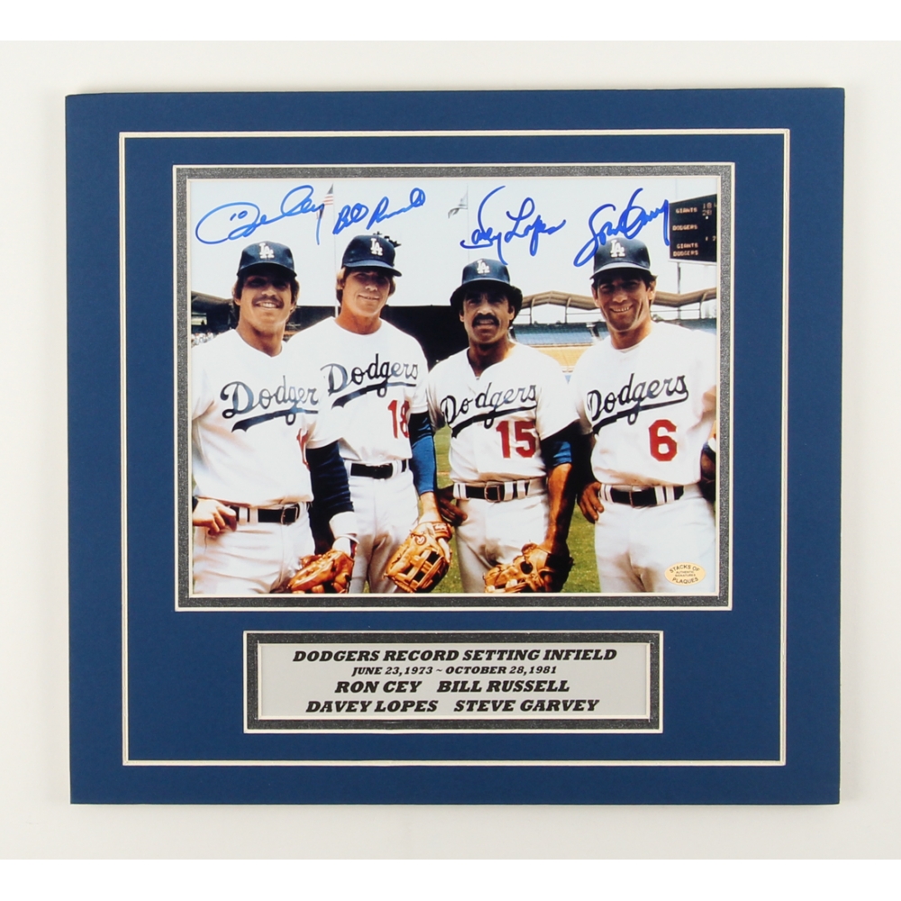 Dodgers "Record Setting Infield" 13" x 14" Photo Custom Photo Display ...