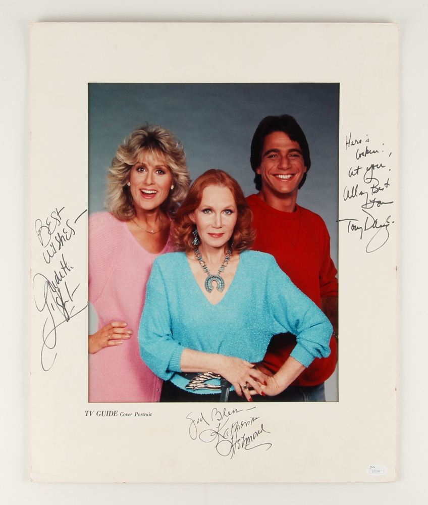 Katherine Helmond, Judith Light & Tony Danza Signed "TV Guide Cover ...