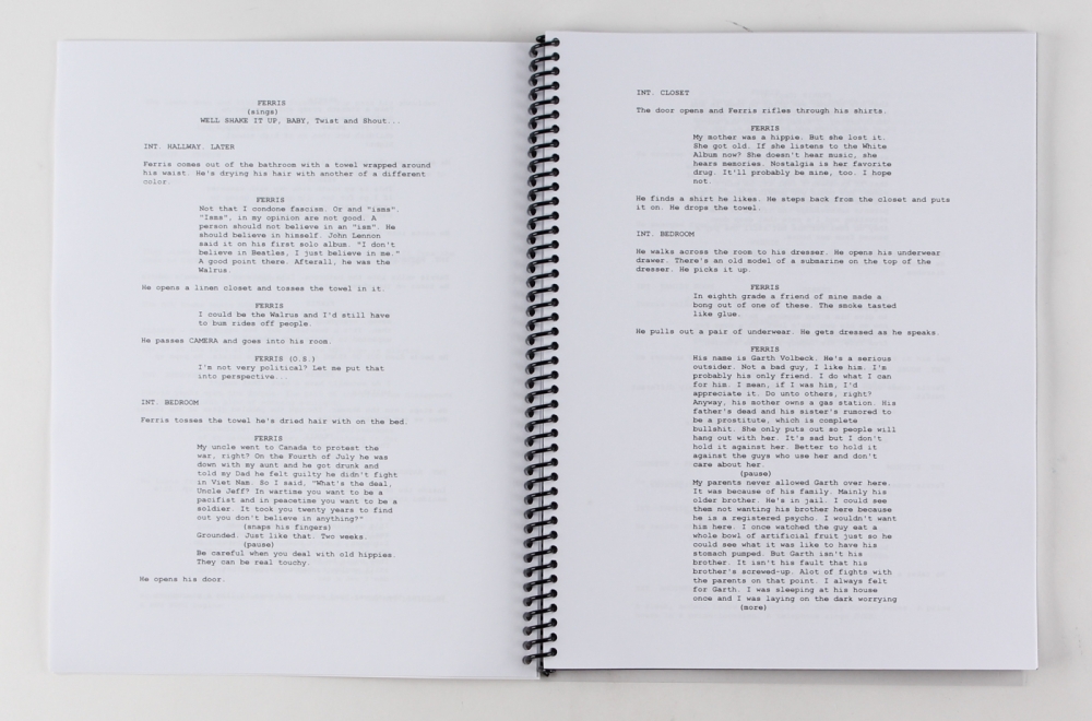 Matthew Broderick Signed "Ferris Bueller's Day Off" Script (JSA COA ...