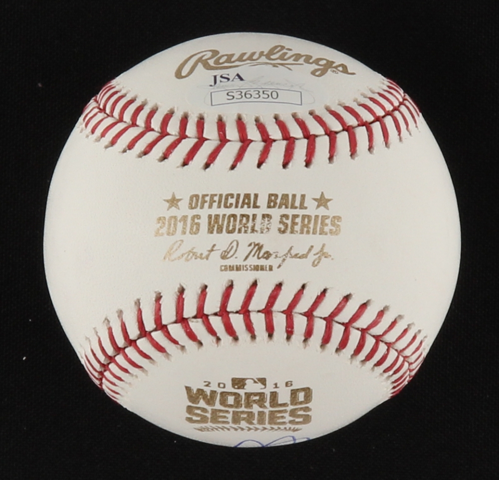 Wilson Contreras Signed 2016 World Series Baseball (JSA COA) | Pristine ...