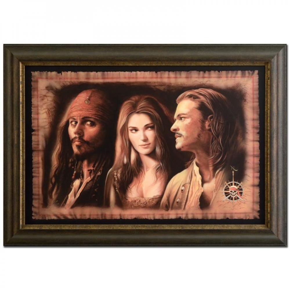 John Rowe Signed "What is a Pirate" Limited Edition 30x42 Custom Framed ...