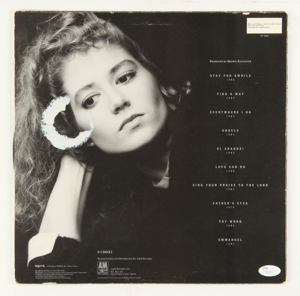 Amy Grant Signed "The Collection" Vinyl Record Album (JSA COA ...