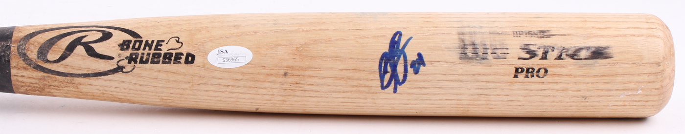 Christian Colon Signed Game-Used Rawlings Big Stick Baseball Bat (JSA ...