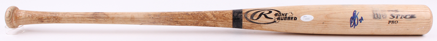 Christian Colon Signed Game-Used Rawlings Big Stick Baseball Bat (JSA ...