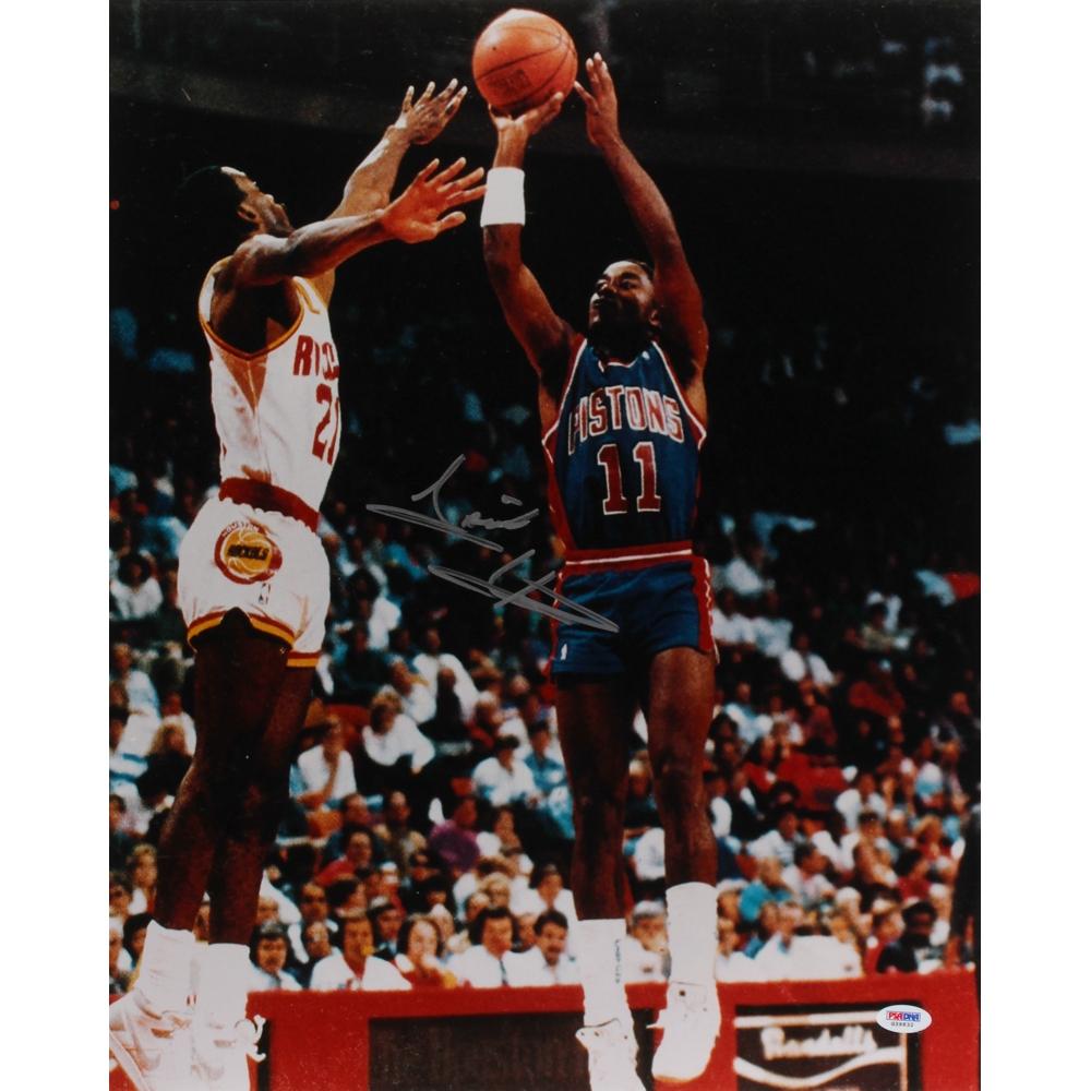 Isaiah Thomas Signed Pistons 16x20 Photo (PSA COA) | Pristine Auction