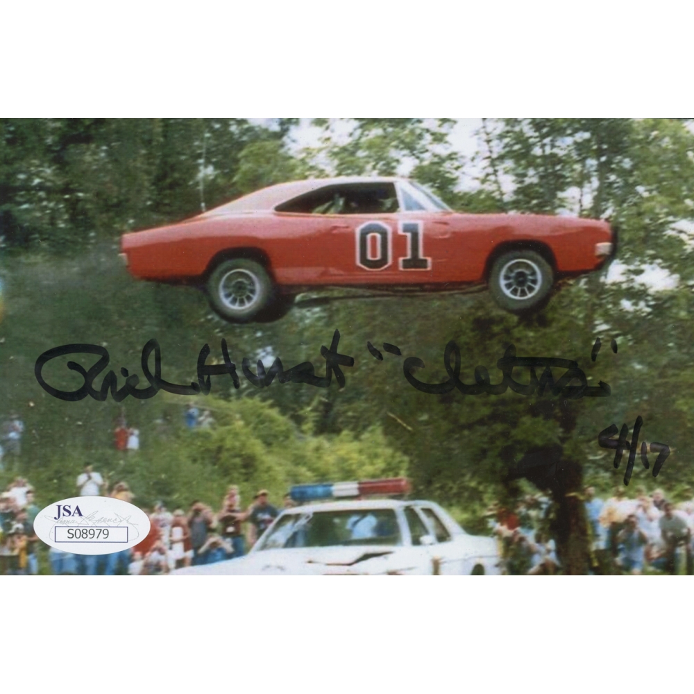 Rick Hurst Signed "Dukes of Hazzard" 4x6 Photo Inscribed "Cletus 4/17 ...