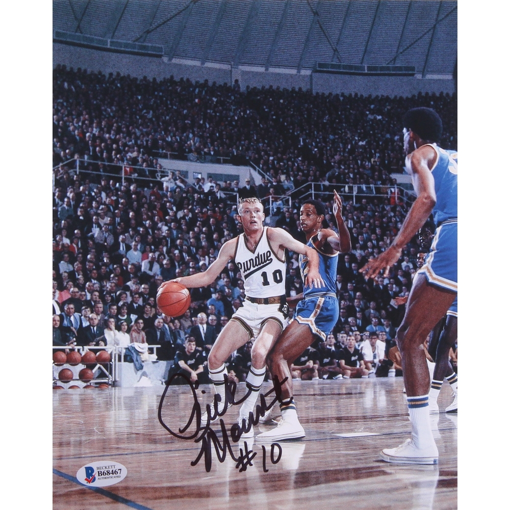 Rick Mount Signed Purdue Boilermakers 8x10 Photo (Beckett COA ...