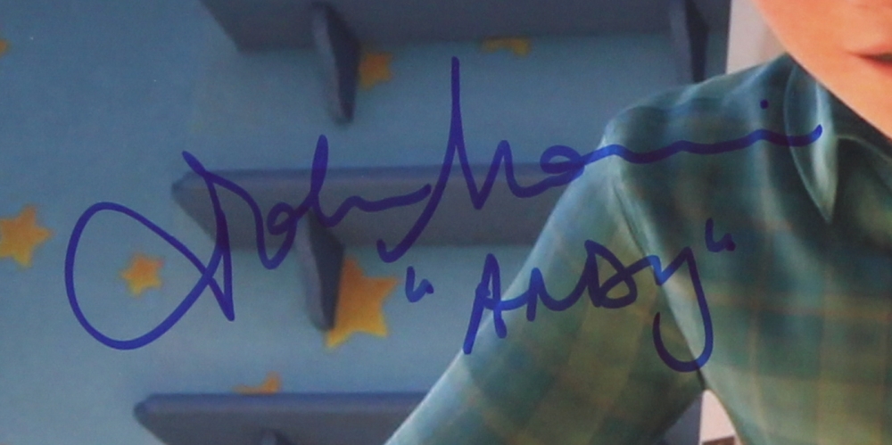 John Morris Signed "Toy Story 2" 8x10 Photo Inscribed "Andy" (Beckett ...