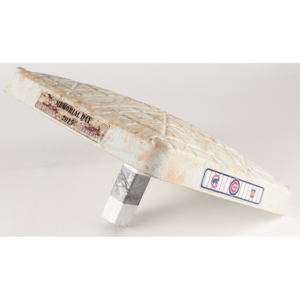 Cubs 2015 Memorial Day Game-Used Base (MLB Hologram) | Pristine Auction